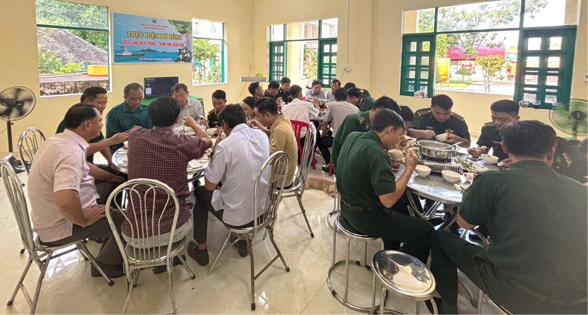 Lan tỏa mô hình “Bữa sáng Biên phòng - Thắm tình quân dân” tại xã đảo ...